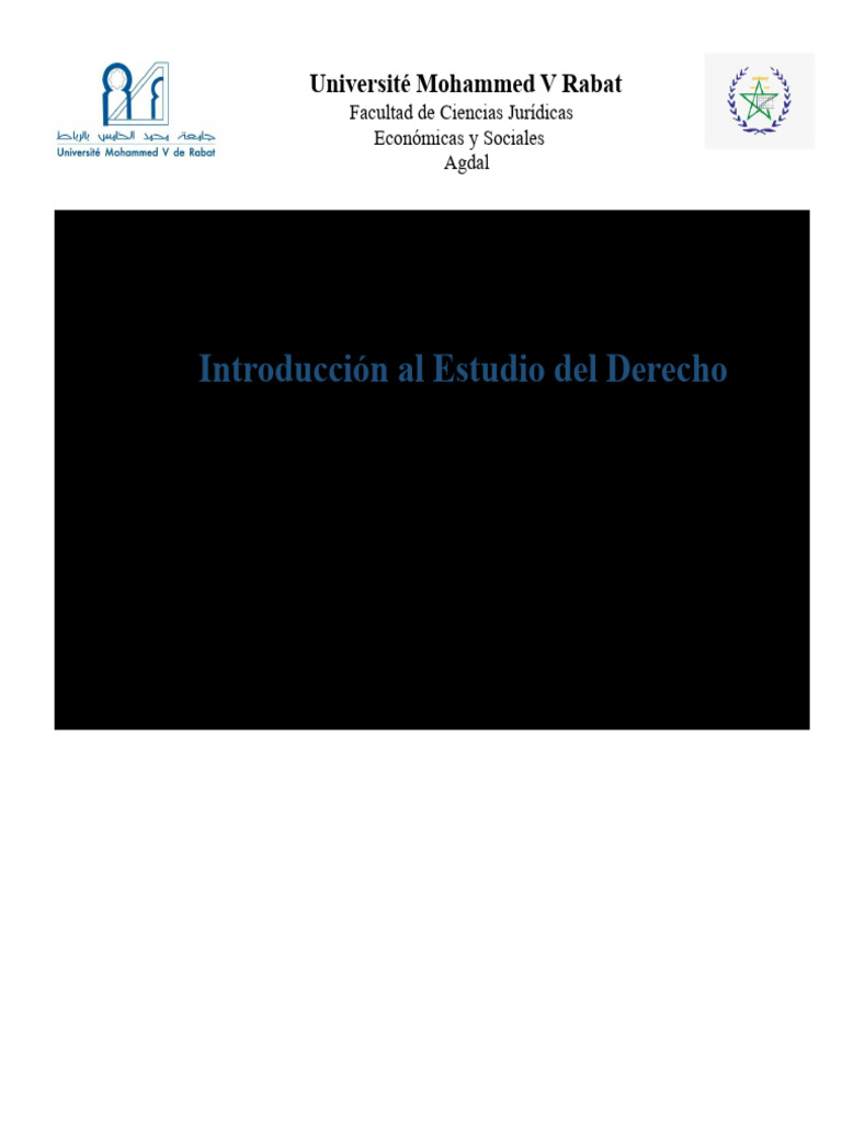 Introducción Al Estudio Del Derecho - Semestre1 - GA - SERGHINI Anas ...