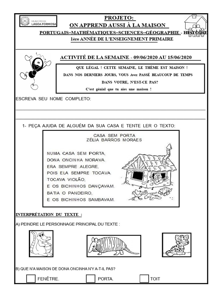 Activités éducatives à la maison | PDF