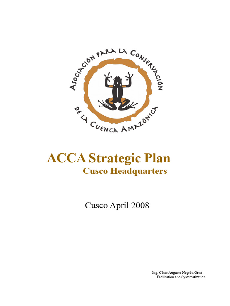 ACCA Strategic Plan | PDF | Conservation Biology | Amazon Rainforest