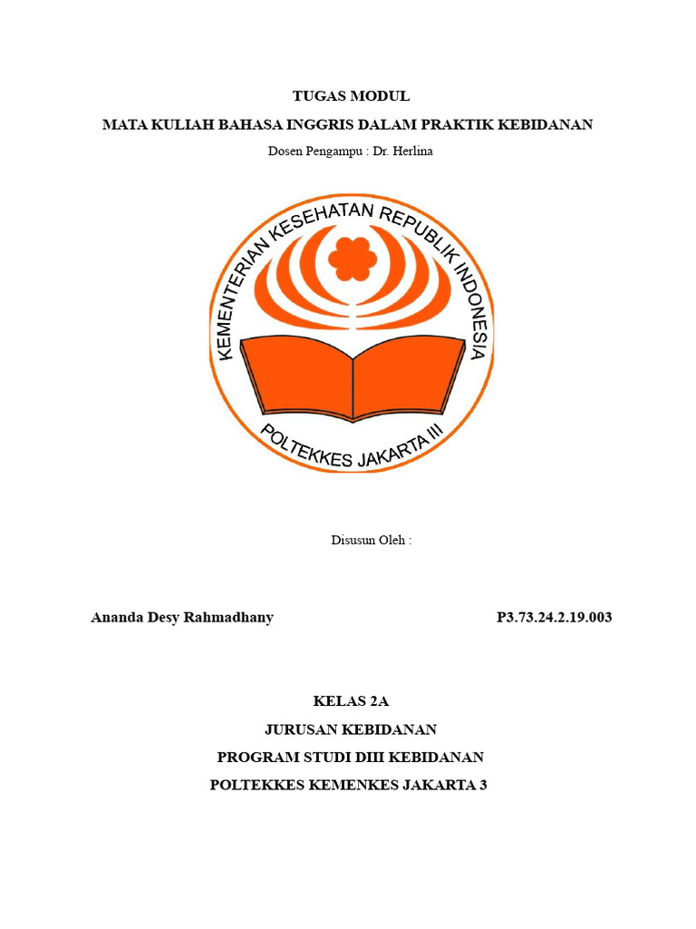 tugas modul b inggris DESY | PDF