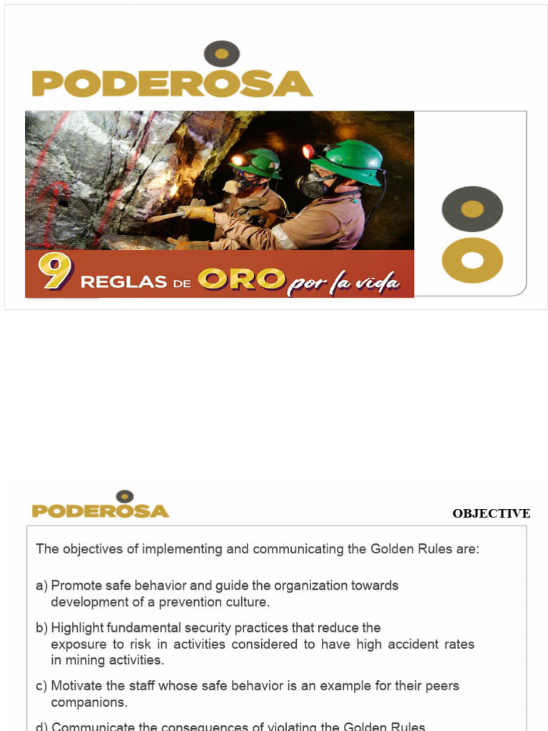 Golden Rules for Mining Safety Compliance | PDF | Regulatory Compliance ...