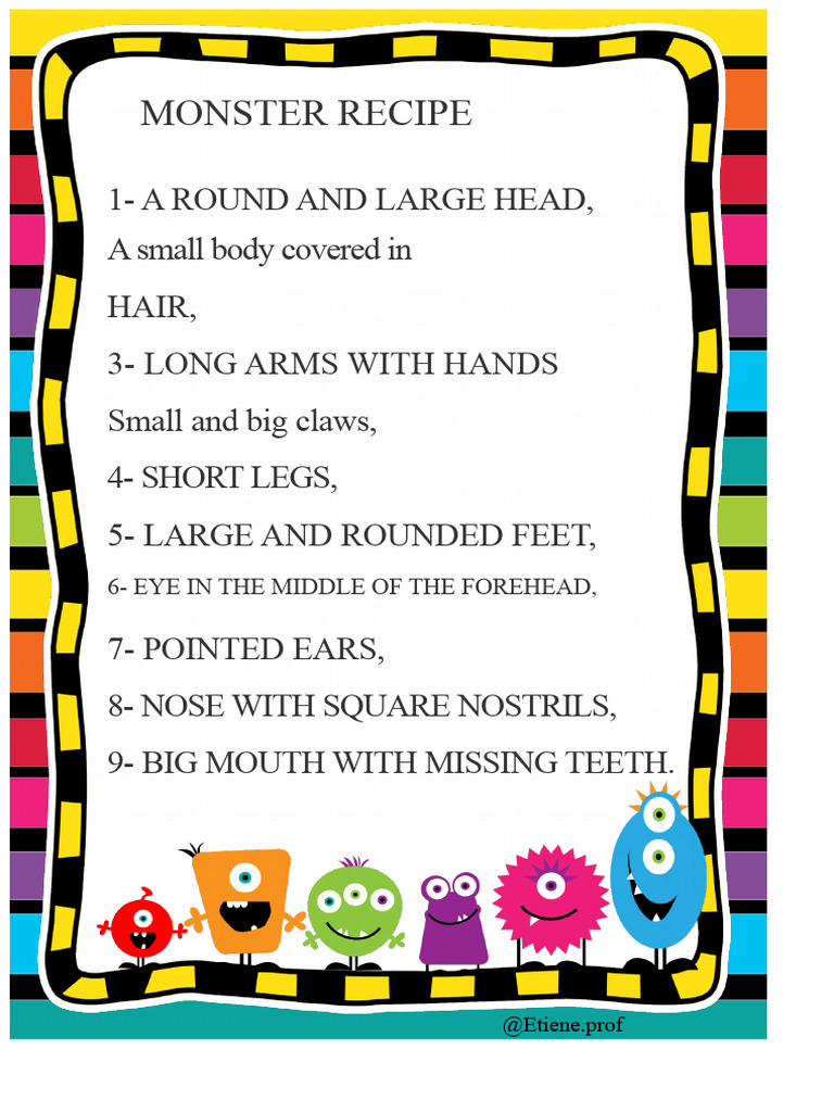 monster recipe | PDF