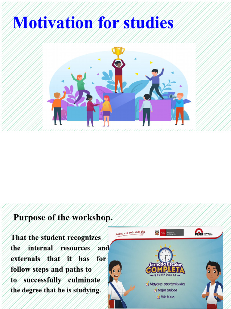 Motivation Workshop For Students | PDF