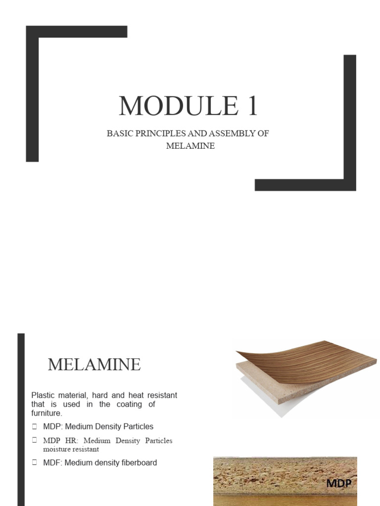 Melamine Furniture Assembly | PDF | Industrial Processes | Materials