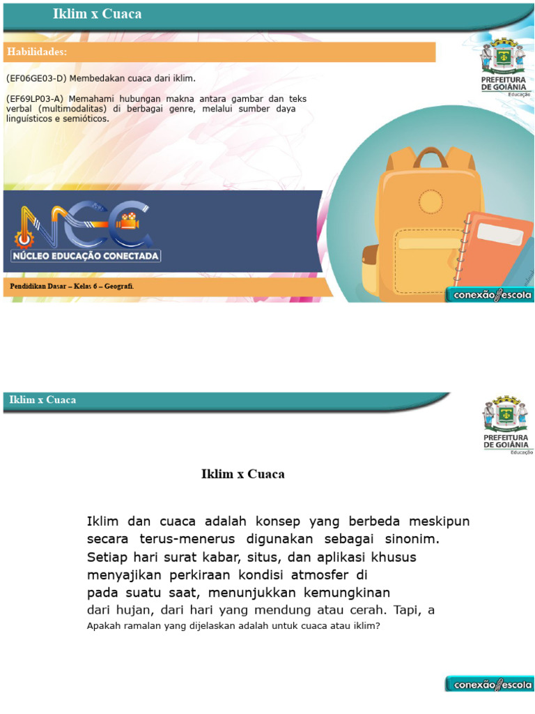 Salinan Slide 3 - Iklim X Cuaca | PDF