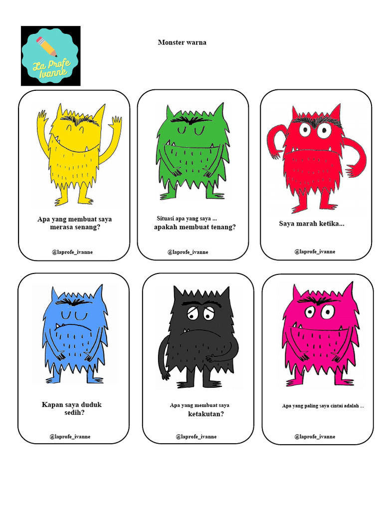 Permainan Emosi dengan Monster Warna | PDF