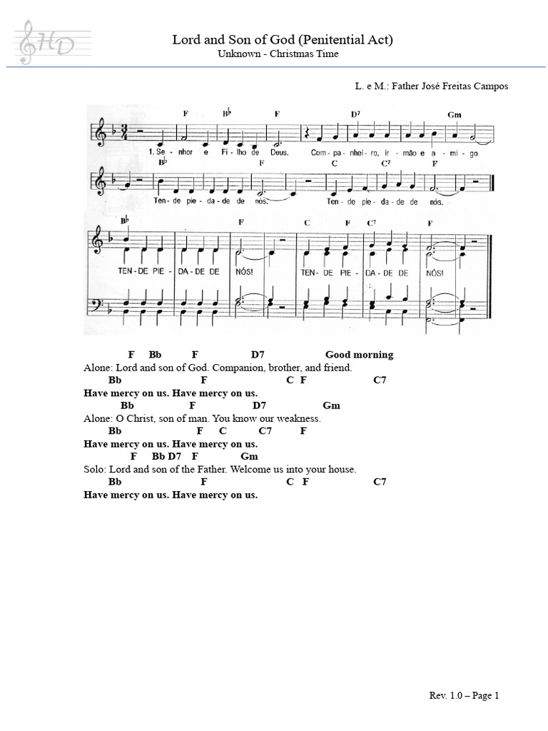 Lord and Son of God | PDF