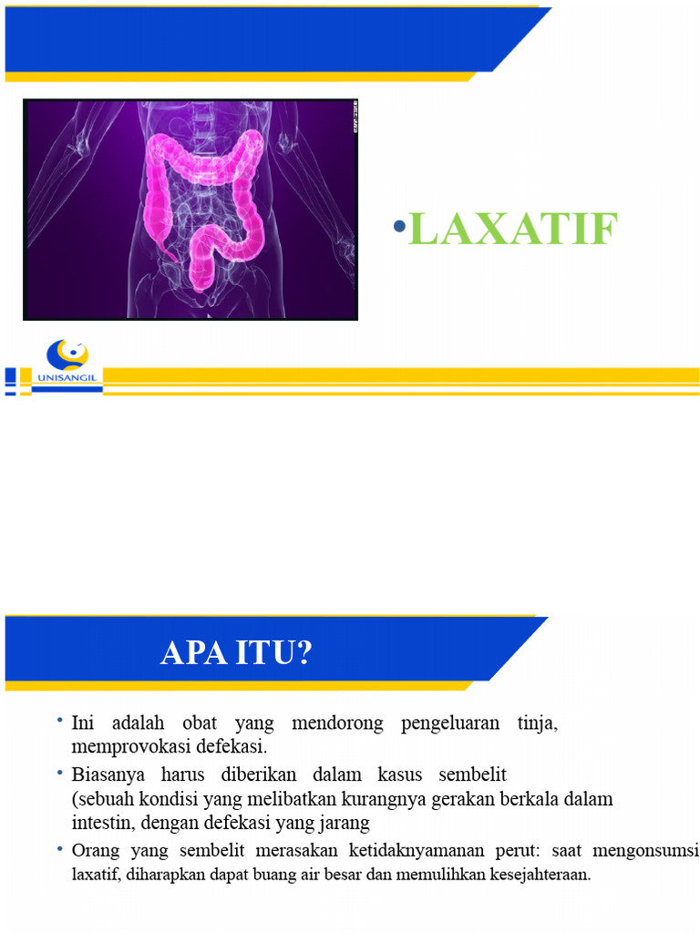 Jenis dan Efek Laxatif untuk Sembelit | PDF