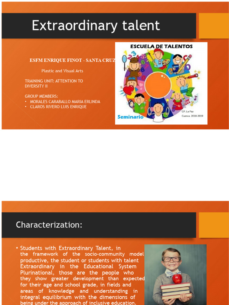 exhibition of extraordinary talent | PDF