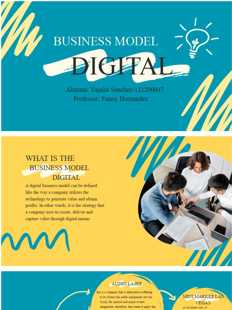 Presentation On Digital Business Model | PDF | Business Model | Marketing