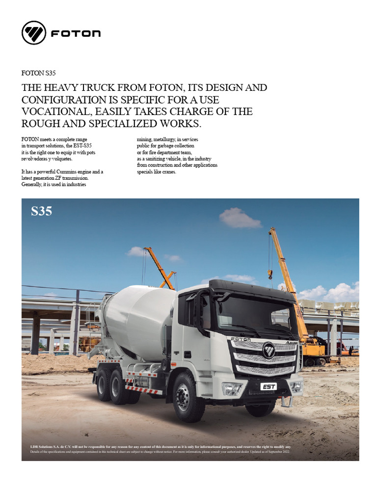 Auman-S35 | PDF | Truck | Vehicles