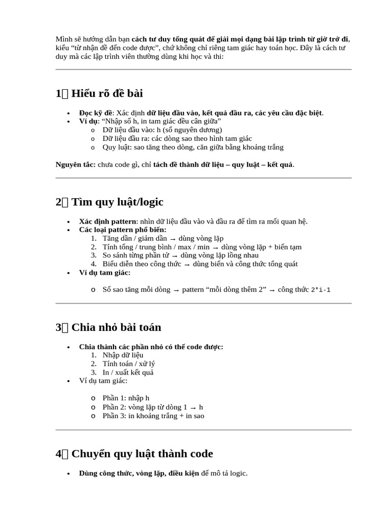 Tư Duy Ra Code | PDF