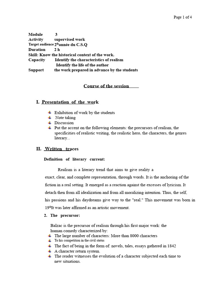 Understanding Realism in Literature | PDF | Honoré De Balzac | Realism ...