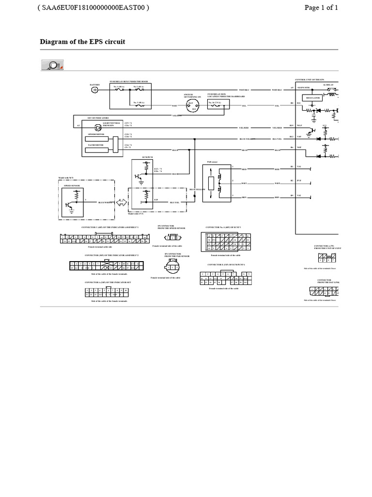 EPS Circuit Control Unit Diagram | PDF | Manufactured Goods | Electric ...