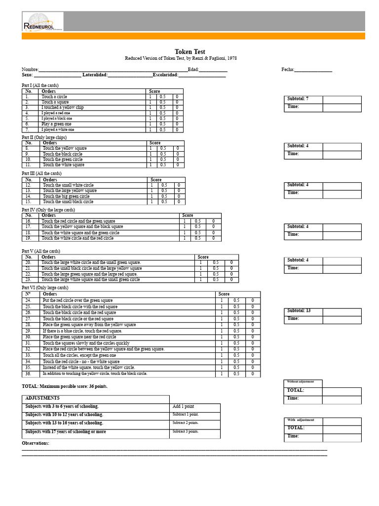 Token Test Registration Sheet | PDF | Chess | Chess Theory
