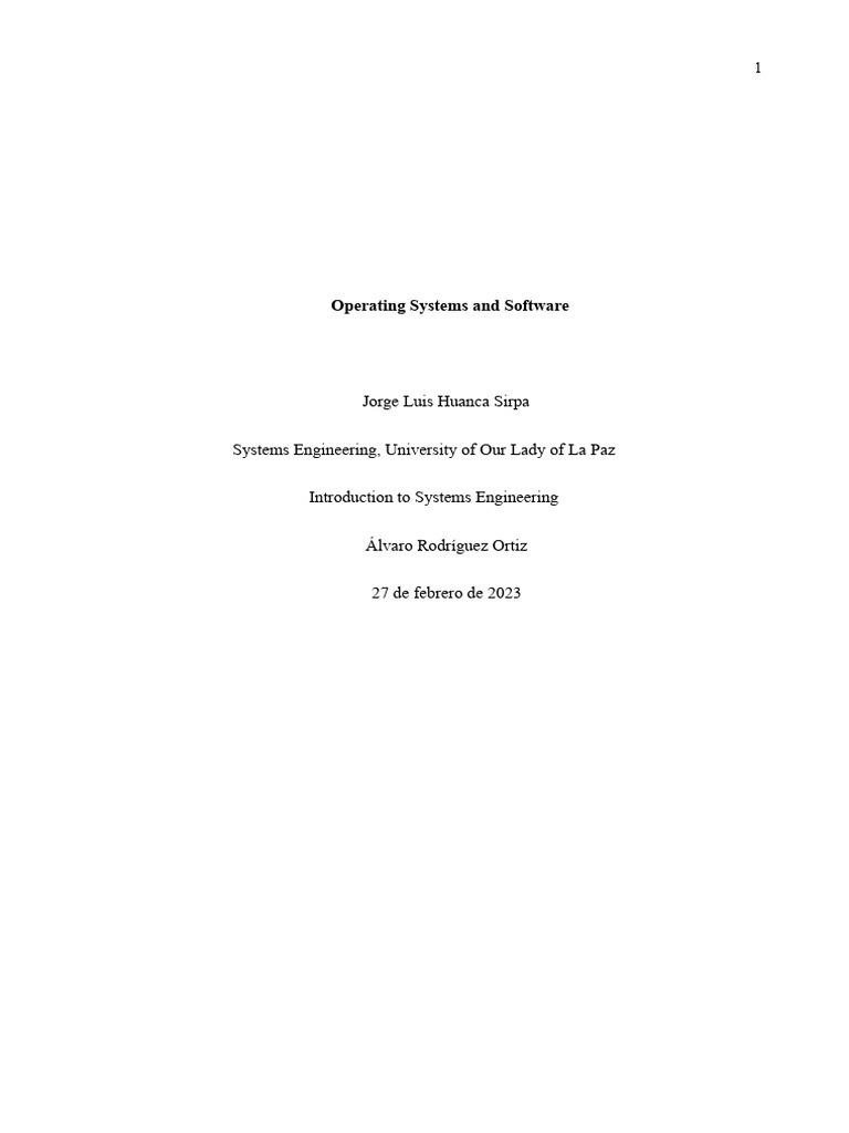 Operating Systems 2023 | PDF | Operating System | Personal Computers