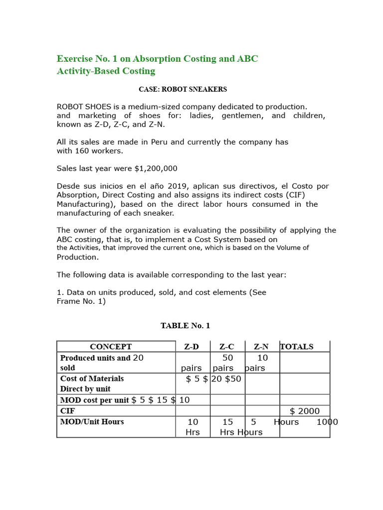 Traditional Costing and ABC Costing | PDF | Economies | Business Economics