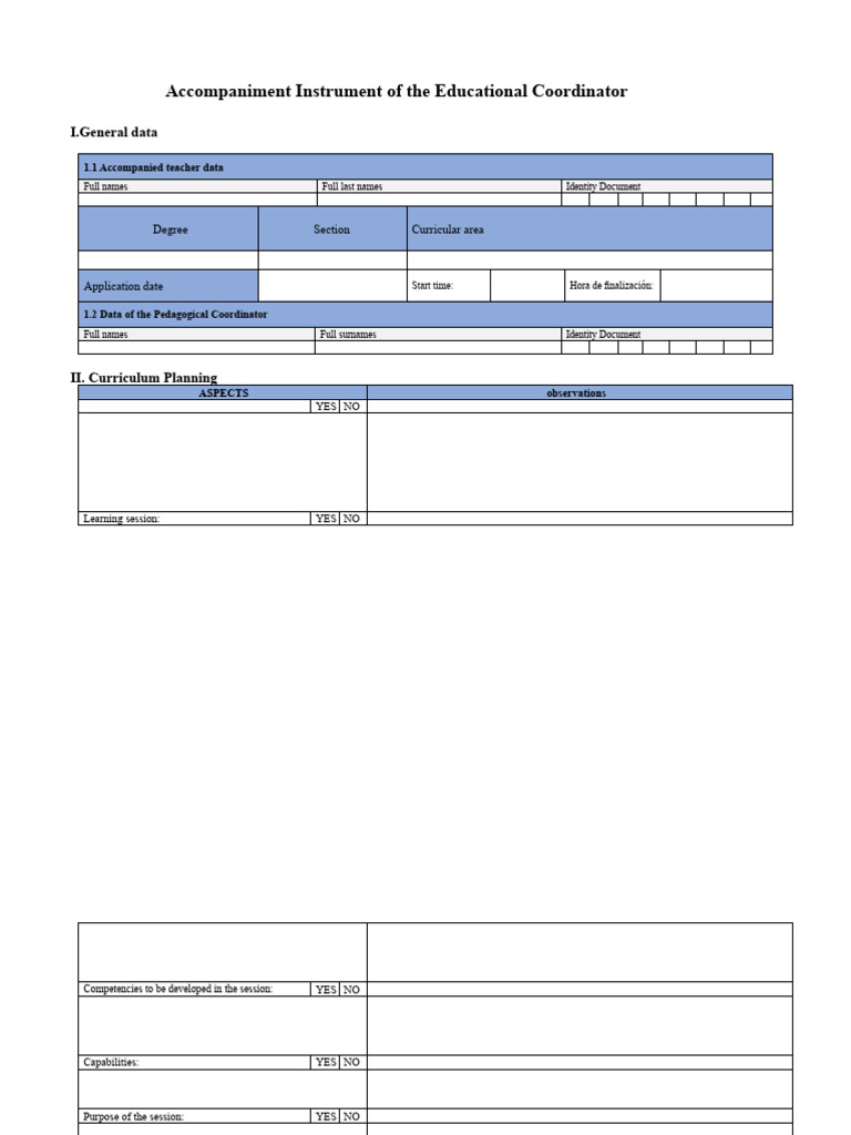 Monitoring and Reflective Dialogue Form | PDF | Teachers | Learning