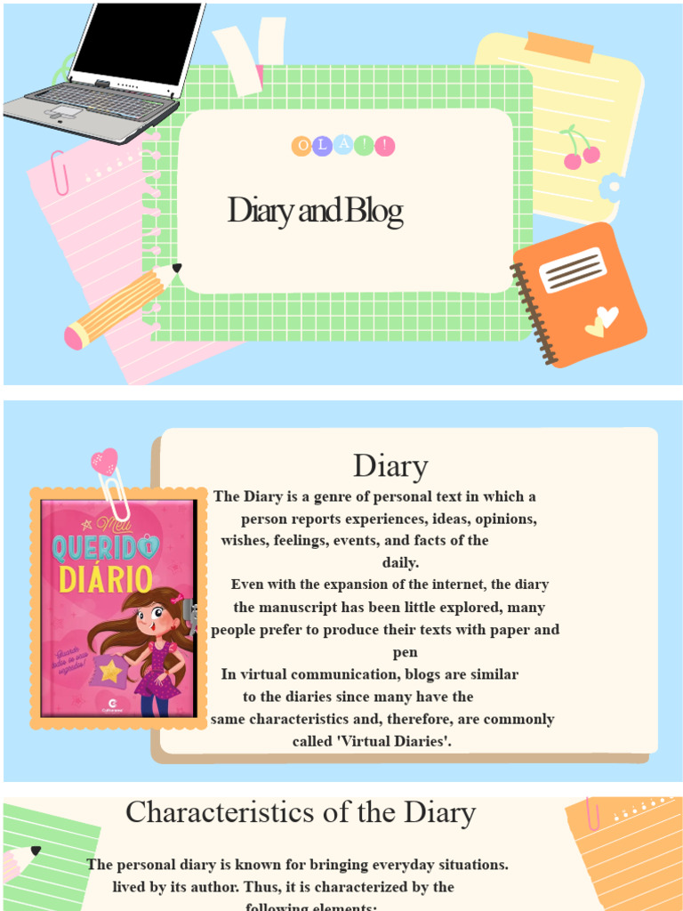 Diary and Blog | PDF | Blog | Human Communication