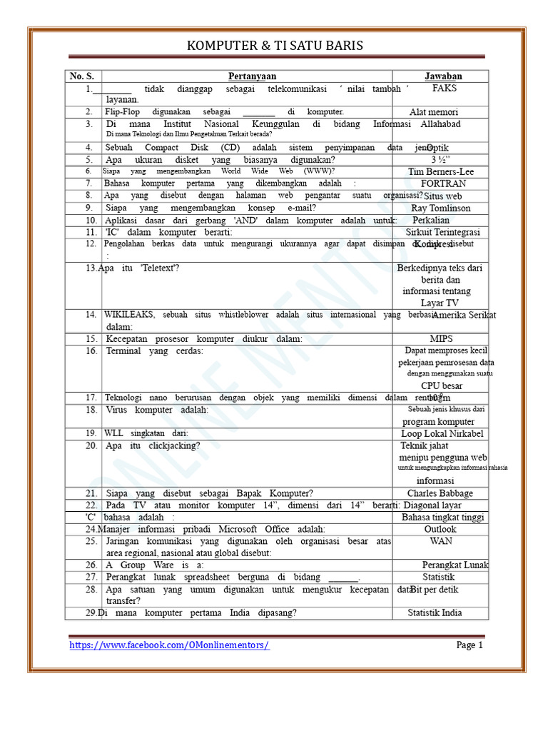 computer one liners-1.pdf | PDF