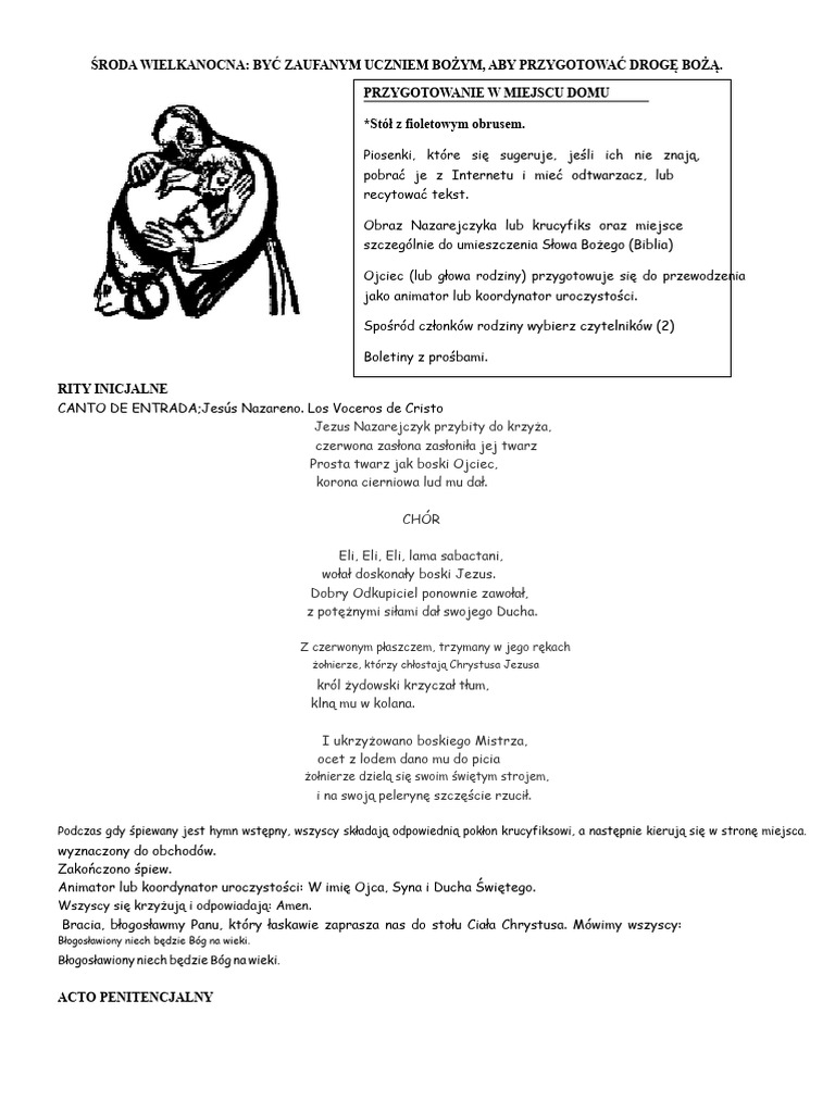 4 Celebracja Środy Wielkiej | PDF