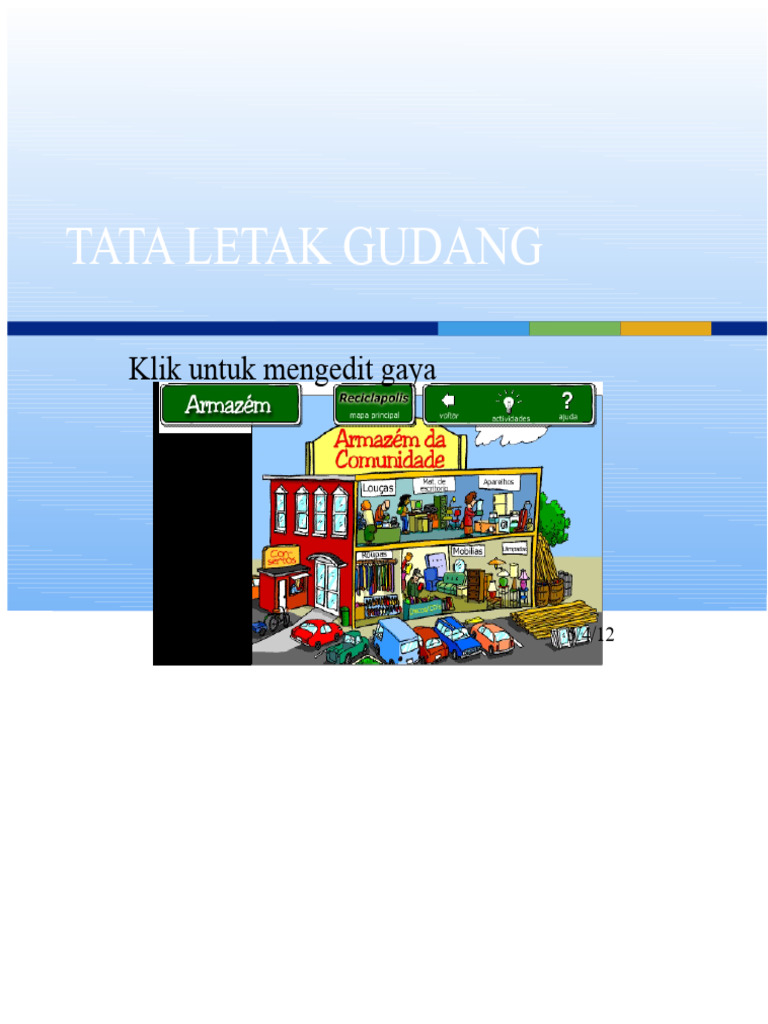 LAYOUT GUDANG Power Point | PDF