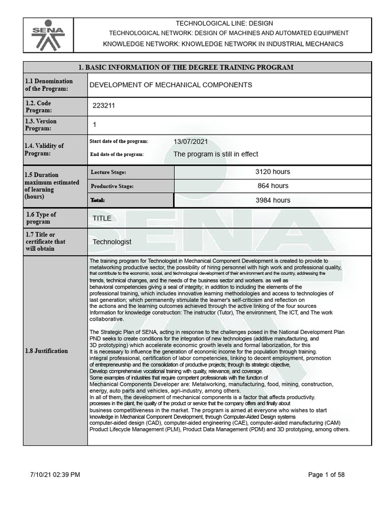 Mechanical Component Development Program | PDF | Science | Computer Science