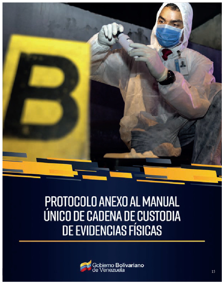 Protocol Annexed To The Manual For Handling Physical Evidence in The ...