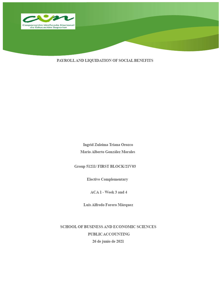 Payroll Settlement and Benefits Liquidation | PDF | Payroll | Salary