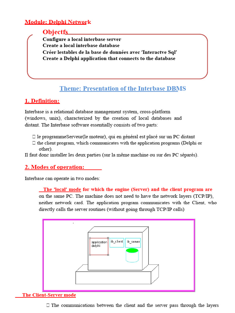 Delphi Network - InterBase Presentation | PDF | Databases | Server ...