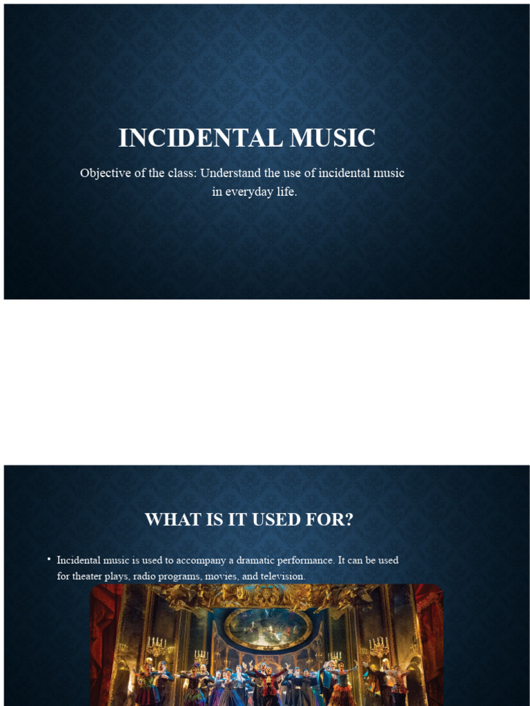 Incidental Music | PDF