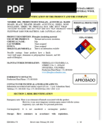 Rockwool Insulation Safety Data Sheet | PDF | Waste | Chemistry