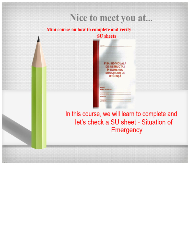 Complete The SU Form | PDF | Employment | Business
