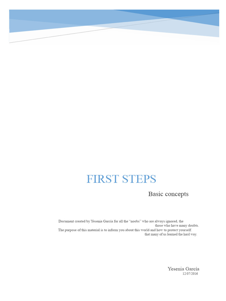 BINS FIRST STEPS Basic Concepts PDF | PDF | Proxy Server | Computing