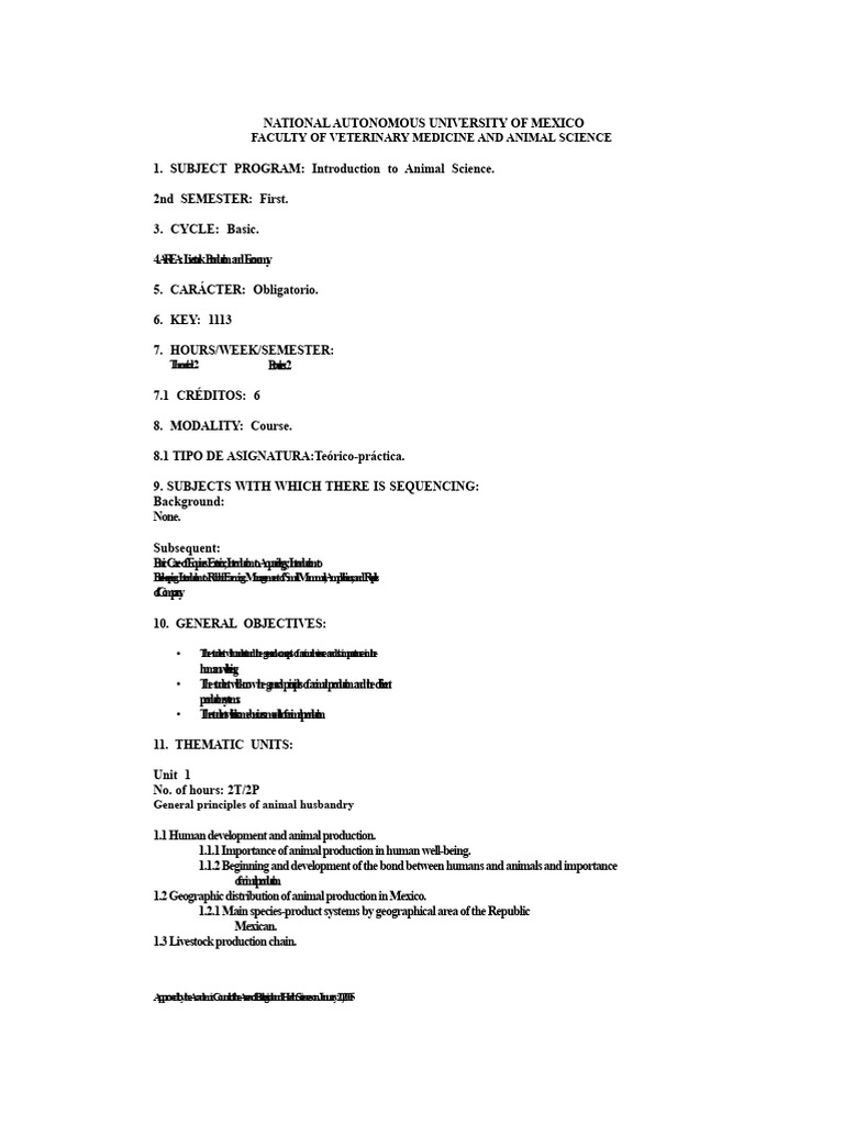 Introduction to Animal Science Course | PDF | Agriculture | Sheep