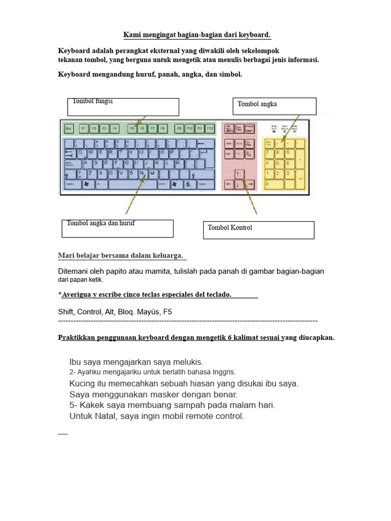 Bagian-Bagian Keyboard | PDF
