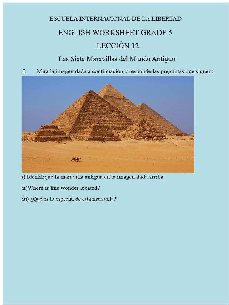 Siete Maravillas del Mundo Antiguo | PDF