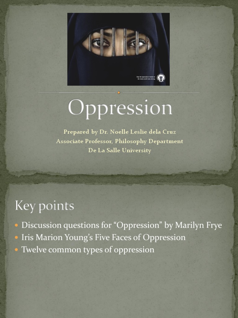 Oppression | PDF | Social Exclusion | Social Group