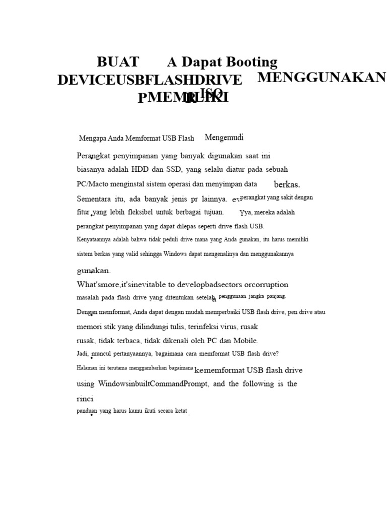 Buat USB Flash Drive Yang Dapat Di-Boot Menggunakan Poweriso - CseWorld Online | PDF