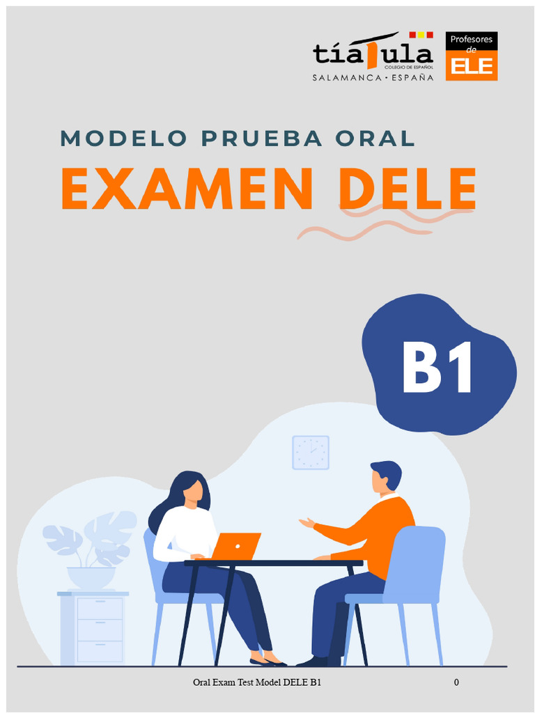 DELE B1 Oral Exam Test Guide | PDF | Human Communication