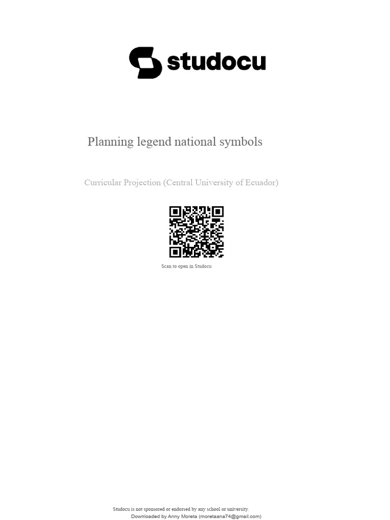 Planning-Legend-Patriotic Symbols | PDF