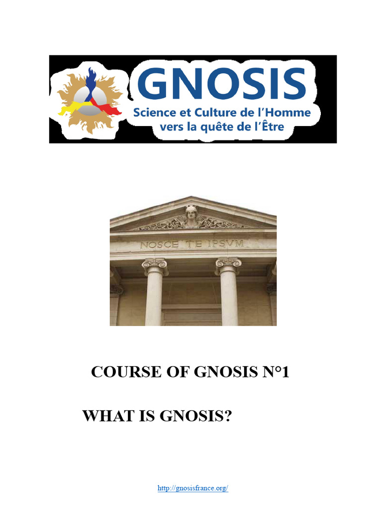 Gnosis Course - Lesson 1 | PDF | Gnosis | Knowledge