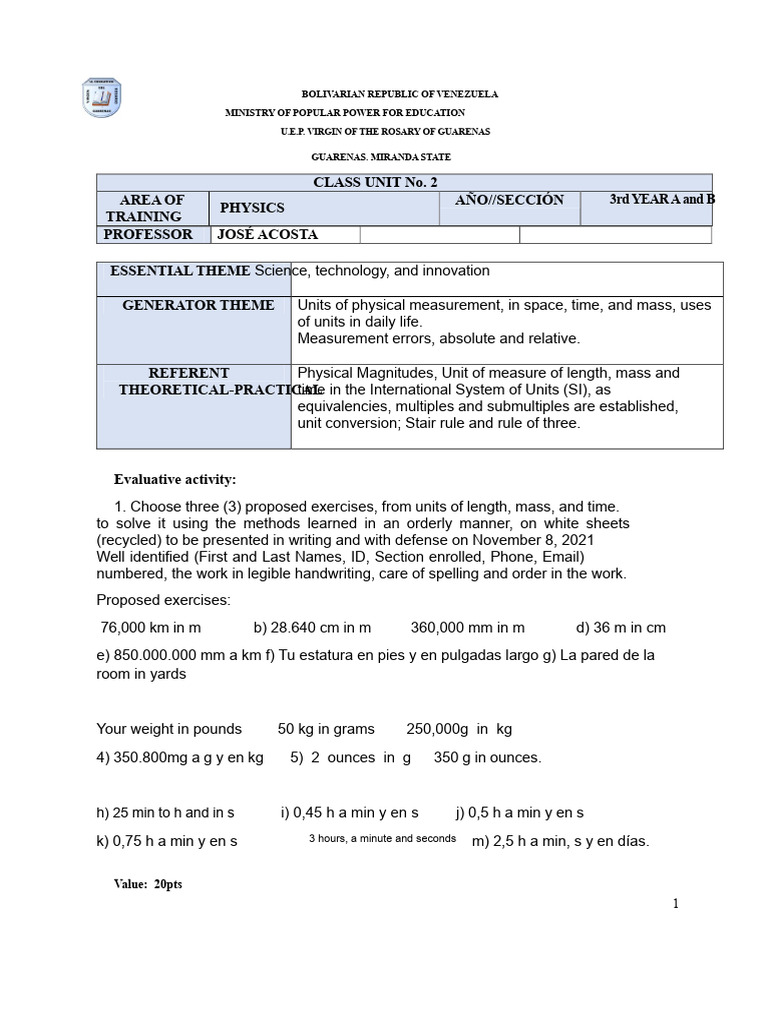 Physics Measurement Units and Conversion | PDF | Measurement | Quantity