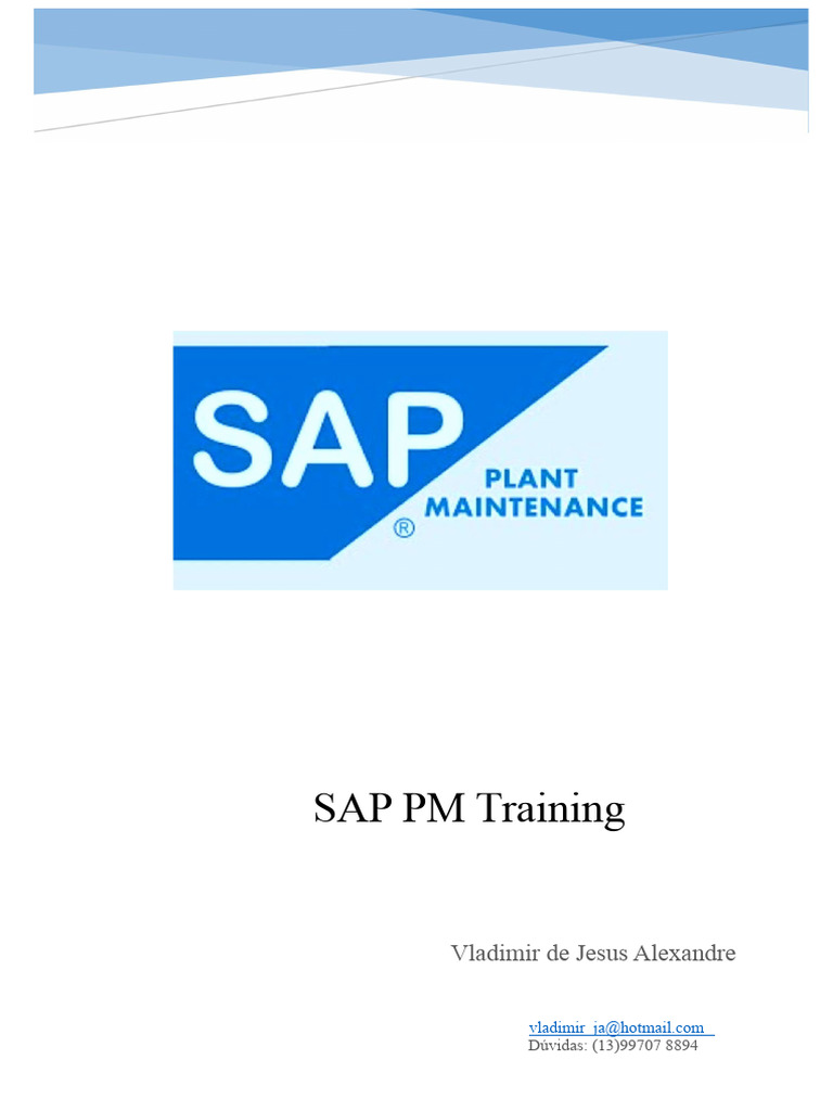 SAP PM Training: Essential Tips & Tricks | PDF | Microsoft Excel