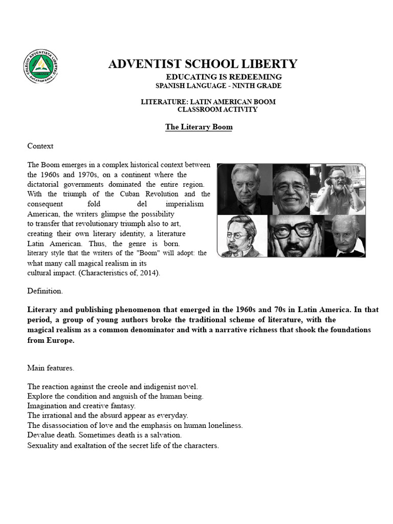 Latin American Literary Boom Overview | PDF | Latin American Literature ...