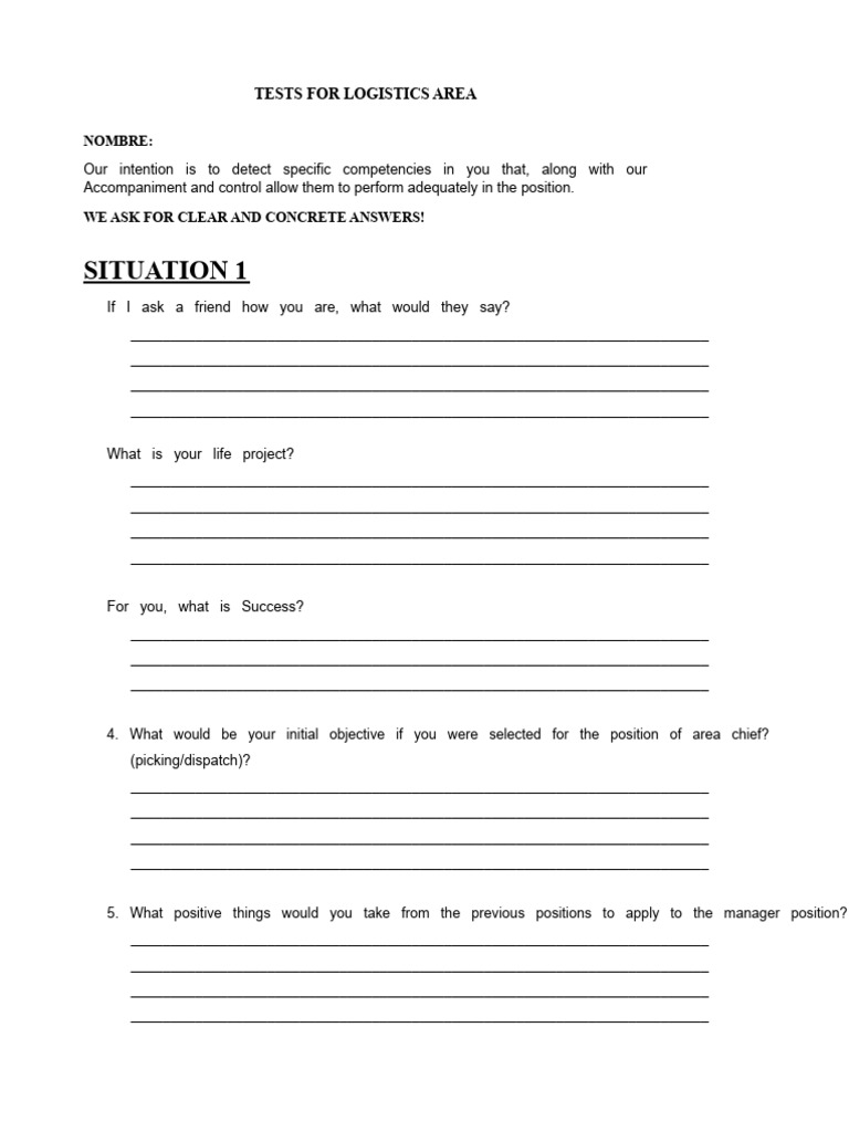 Logistics Competency Assessment Guide | PDF | Inventory