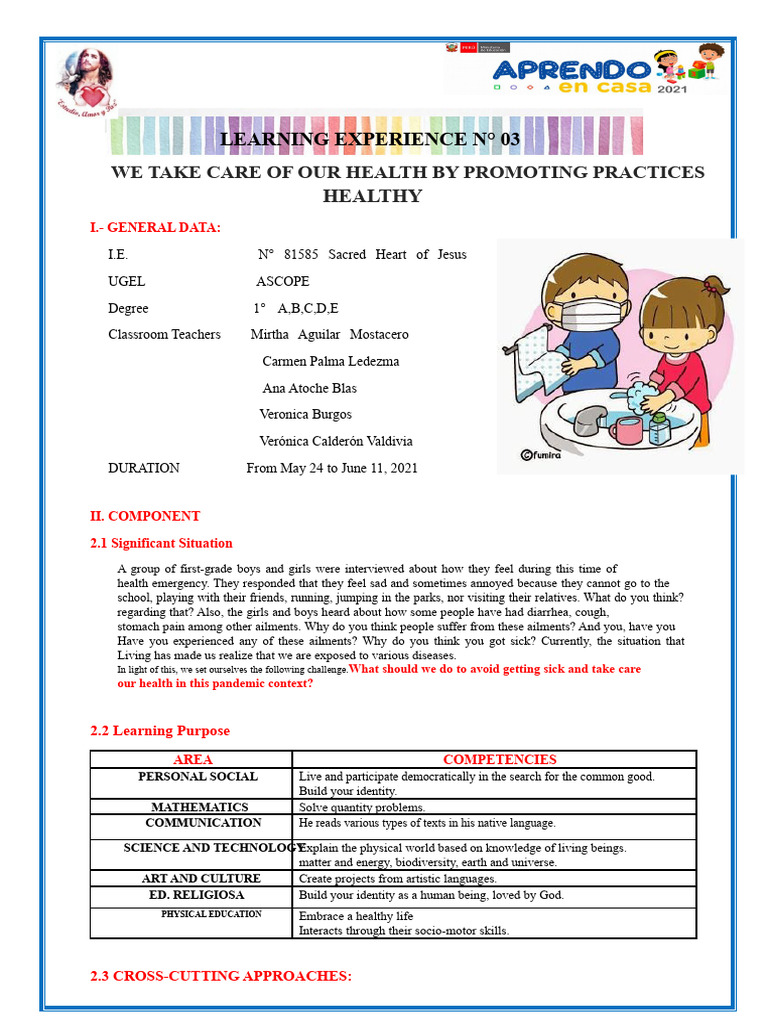 LEARNING EXPERIENCE NO. 3 - 1st Grade | PDF | Science | Knowledge