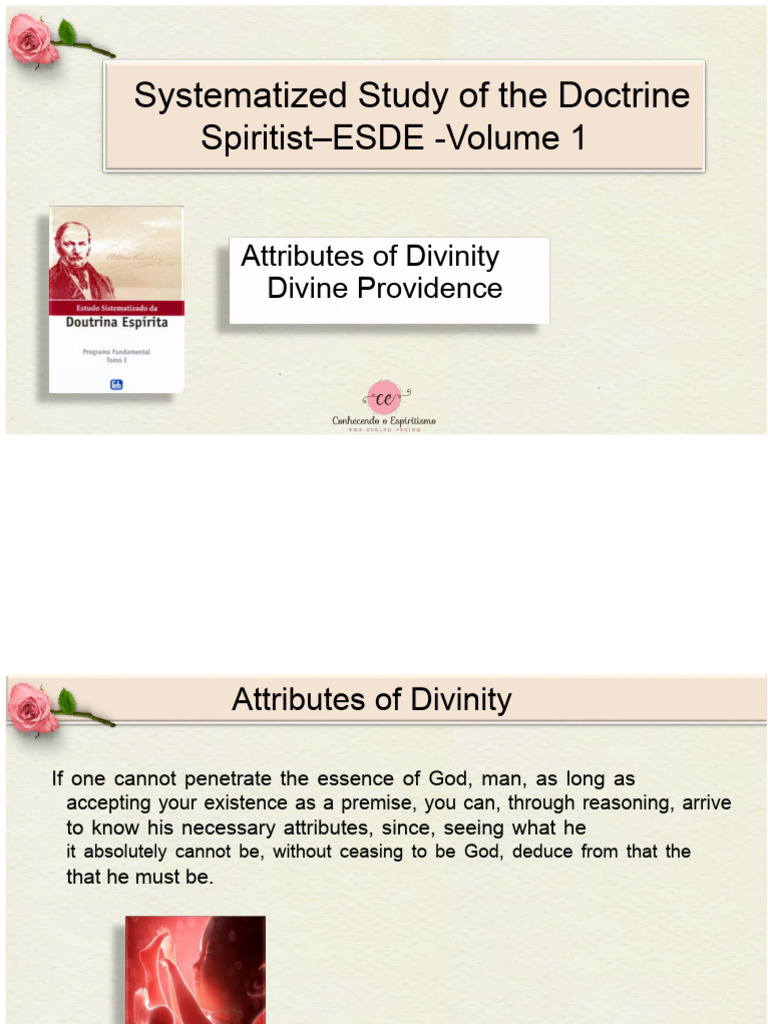 PDF Lesson 11 - Attributes of Divinity and Divine Providence | PDF ...