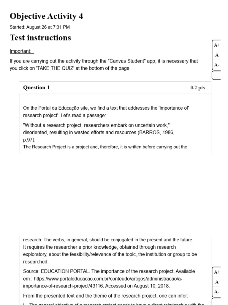 Importance of Research Projects in Education | PDF | Quantitative ...