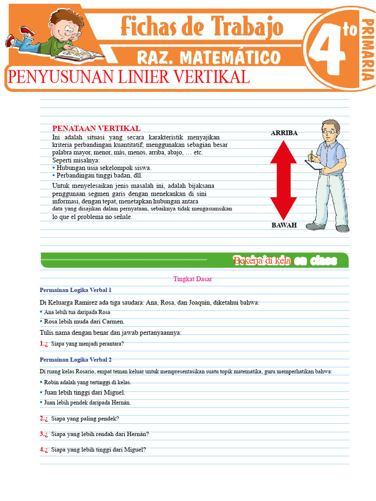 Permainan Logika Vertikal dan Urutan | PDF